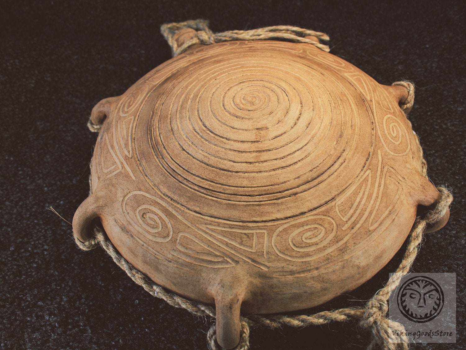 Flask Medieval Water Can Water Bottle Wine Bottle Clay | Etsy