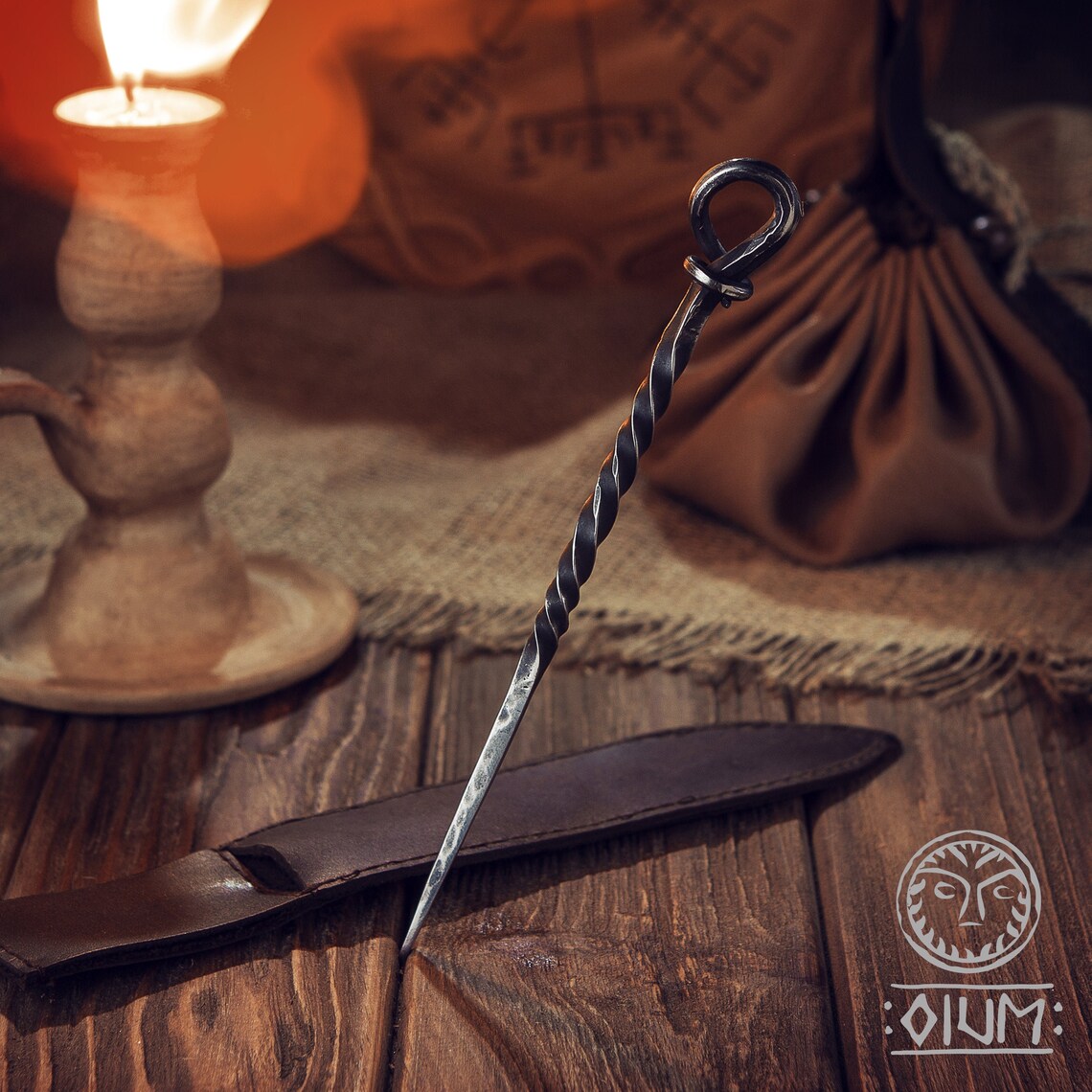 Forged Viking Fork Medieval Fork Rustic Fork Forged | Etsy