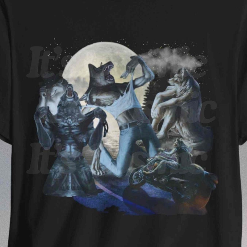 Werewolf Ripping Shirt - Etsy