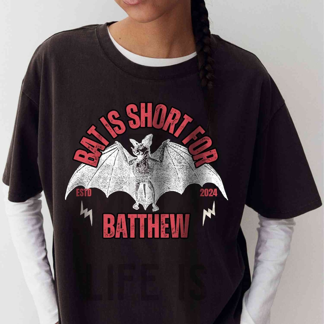 Batthew Bat T-shirt: Funny Meme Graphic Tee - Etsy