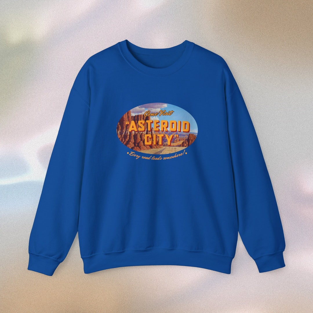 Visit Asteroid City Sweatshirt, Wes Anderson Sweater - Etsy
