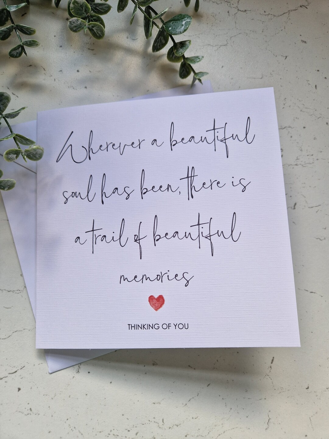 Thank You for the Memories Sympathy Card | Condolence | Sorry for Your ...