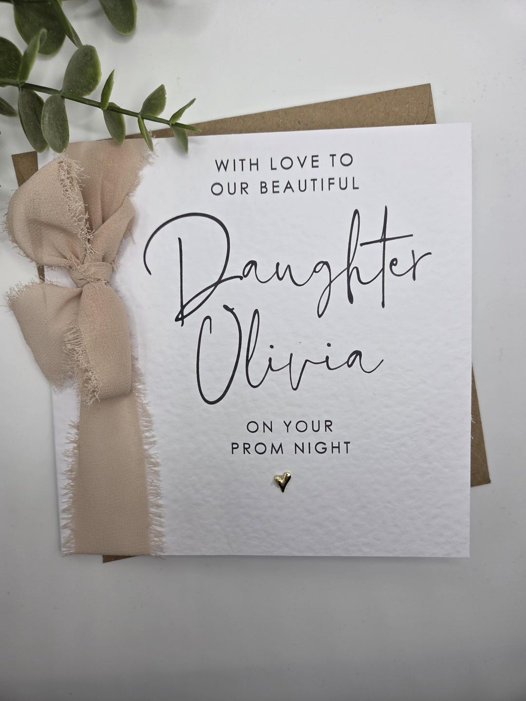 Personalised Prom Card, My Beautiful Daughter, Prom Card for ...