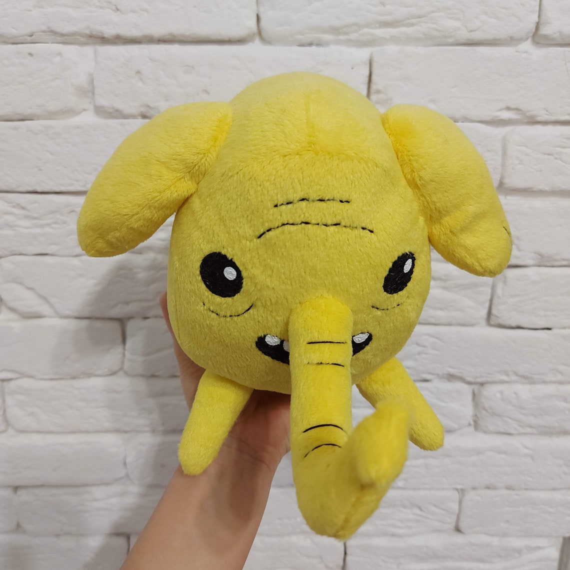 Plush Elephant Plush Elephant Yellow Elephant Ukraine - Etsy