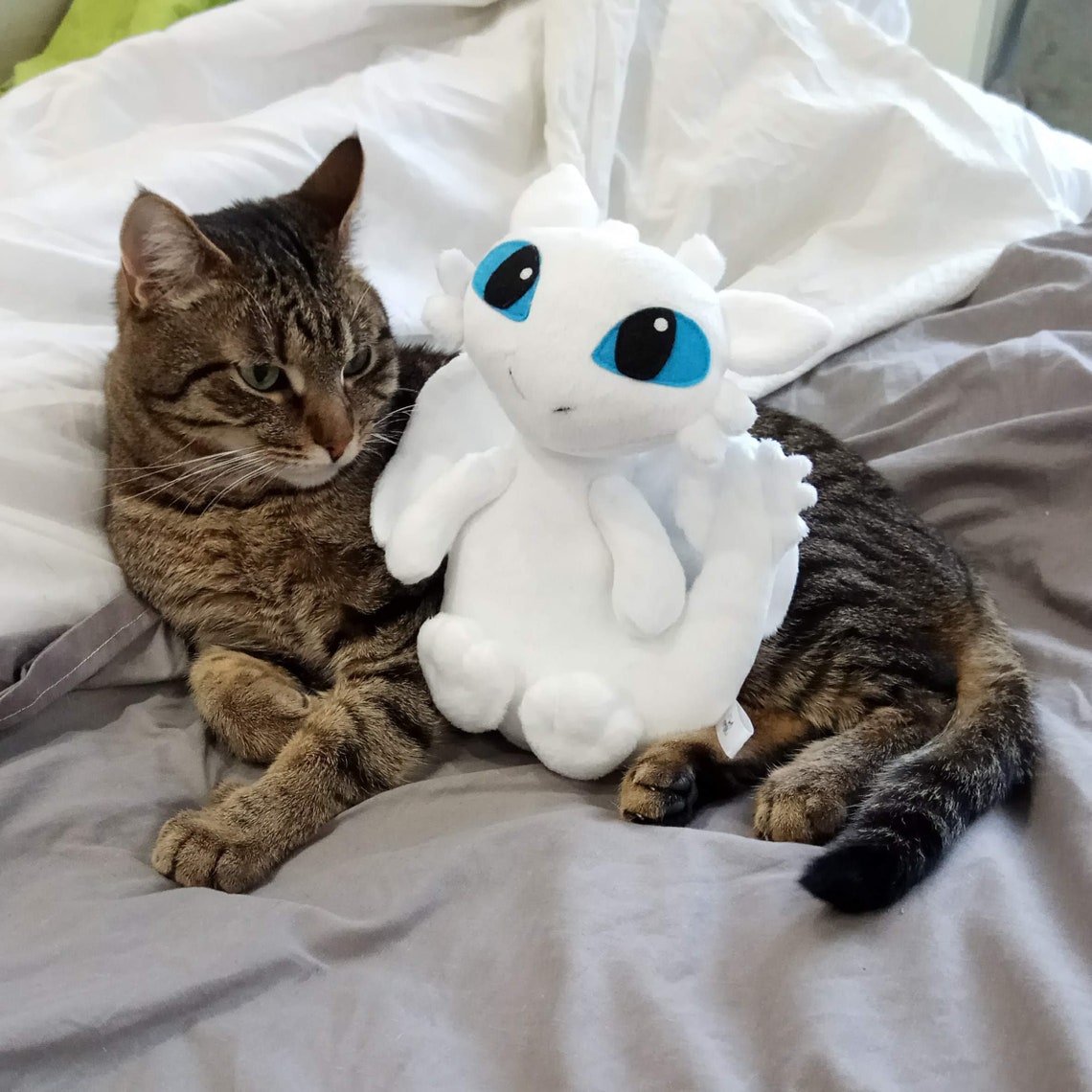 Light Fury toy how to train dragon light fury plush night | Etsy