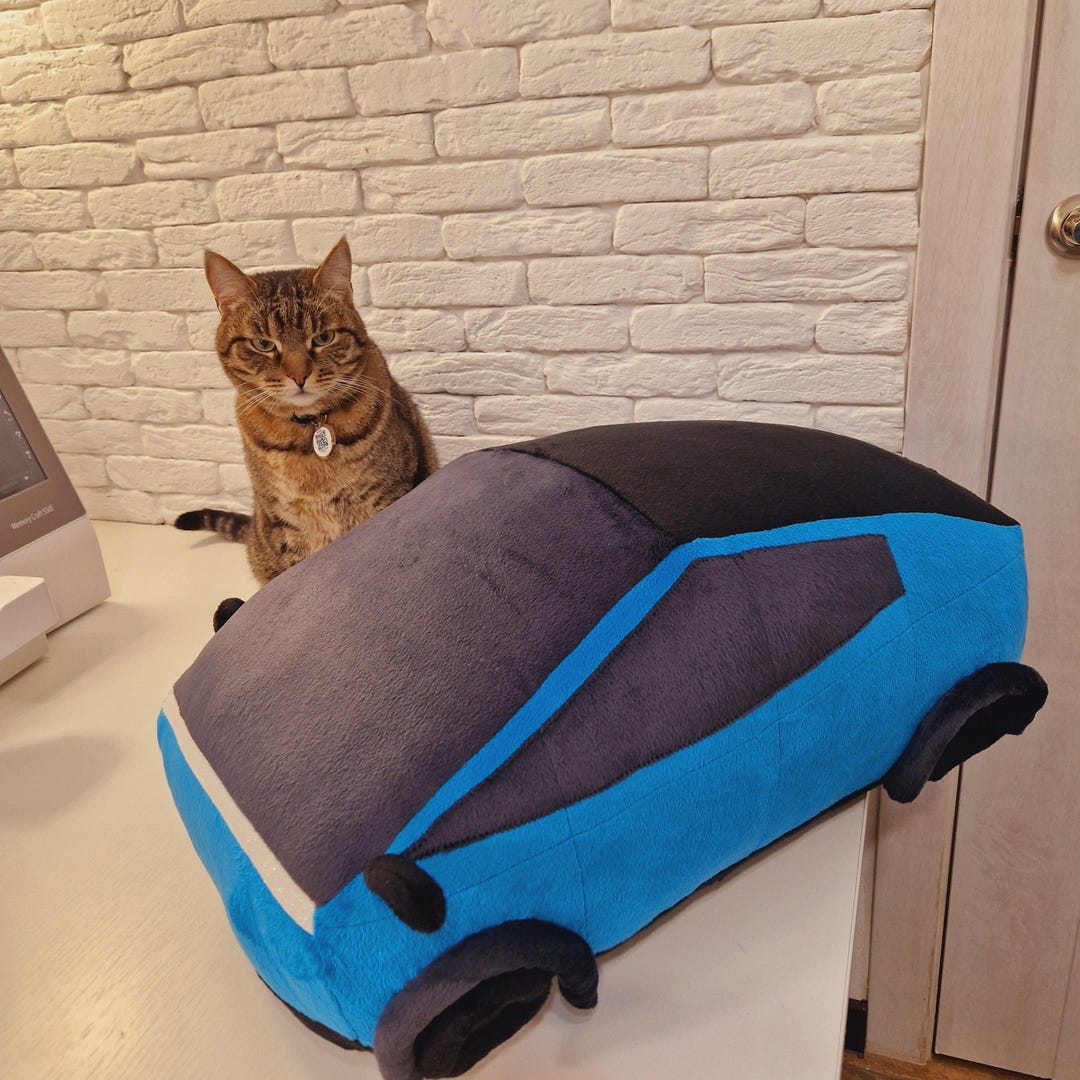 Plush Tesla Cybertruck, Plush Car, Custom Pillow, Custom Plush ...