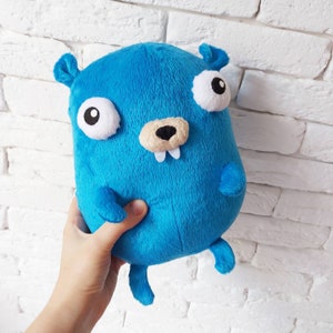 Gopher Plushie, Golang, Plush Golang, Plush Toy Golang, Gopher, Gopher Plush, Gopher Toy, Plush ...