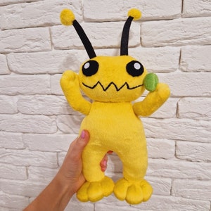 Handmade Alien Hominid Plush: Yellow Alien Character Toy - Etsy