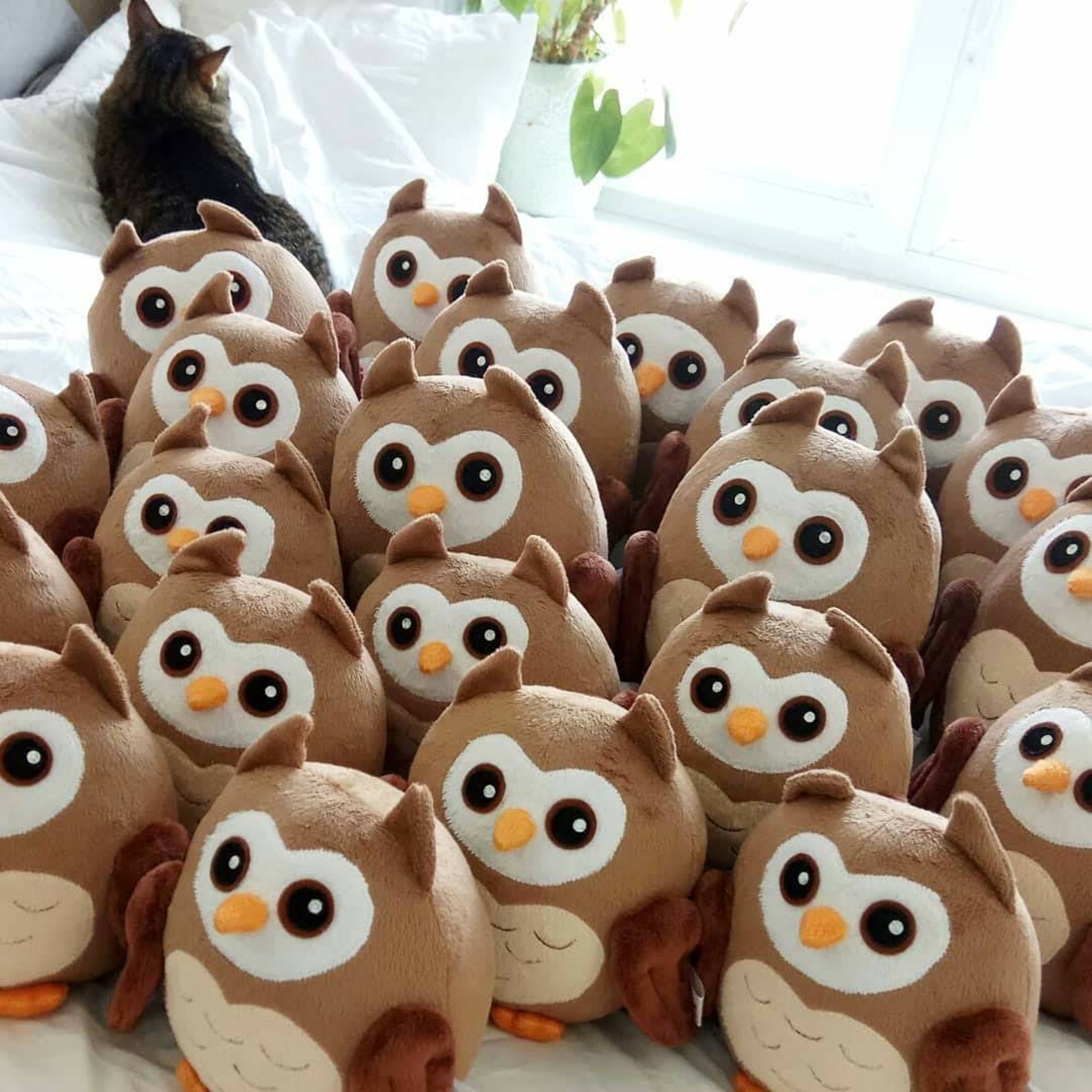 Plush Owl Toy Owl Plush Toy Owl Cute Owl Plush Kawaii Toy - Etsy