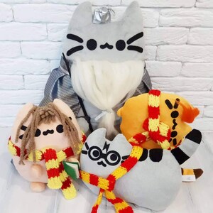 Plush Cat, Plushie Cat, Wizard Toy, Wizard, Plush Cat Toy, Wizard, Cat ...