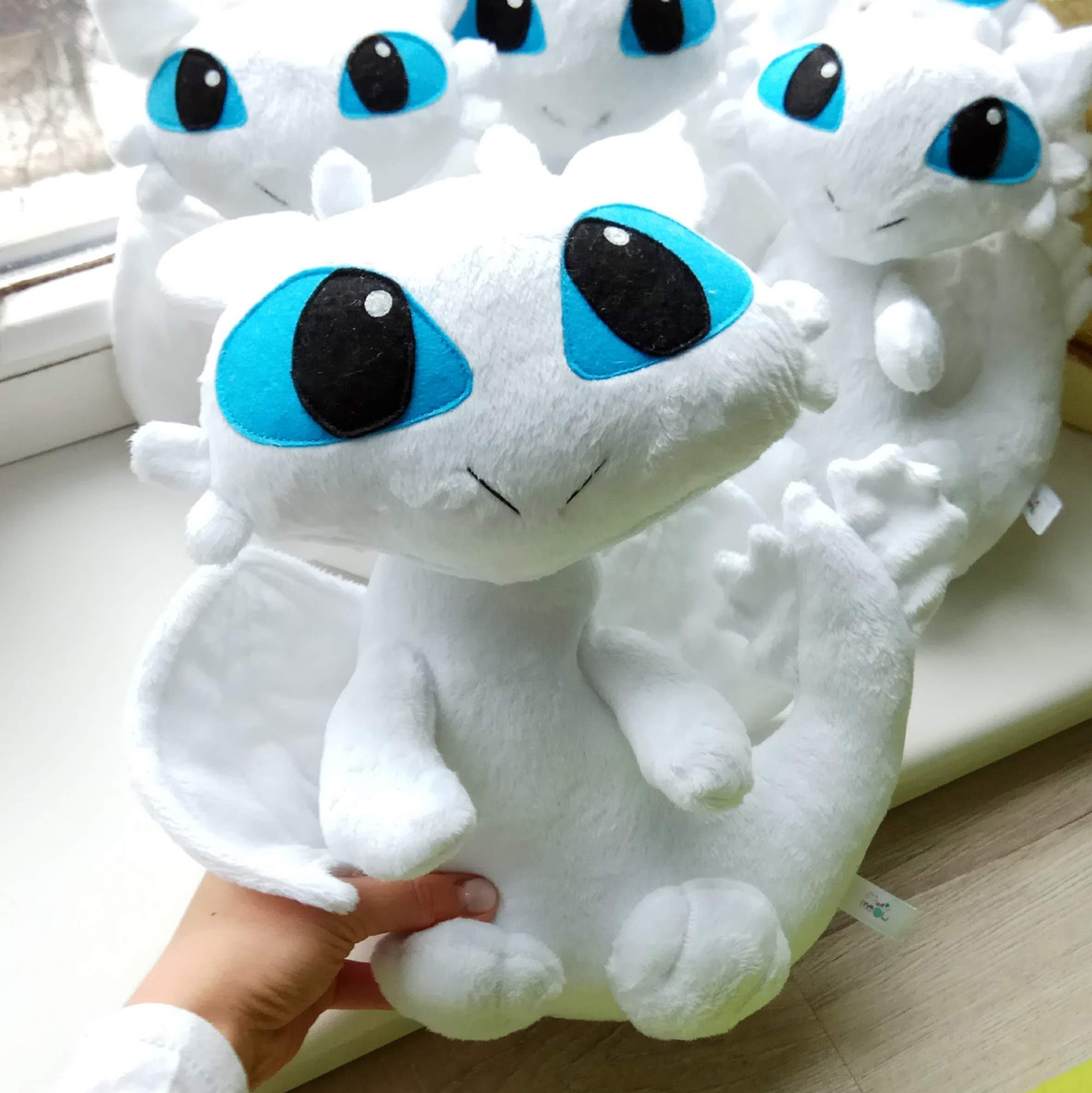 Light Fury toy how to train dragon light fury plush night | Etsy