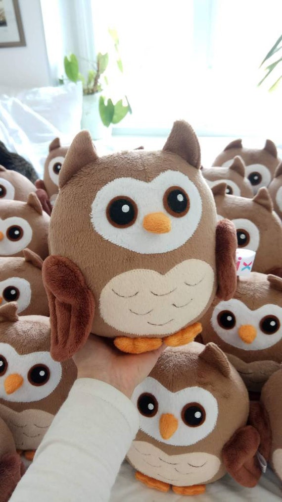 Plush Owl Toy Owl Plush Toy Owl Cute Owl Plush Kawaii Toy - Etsy