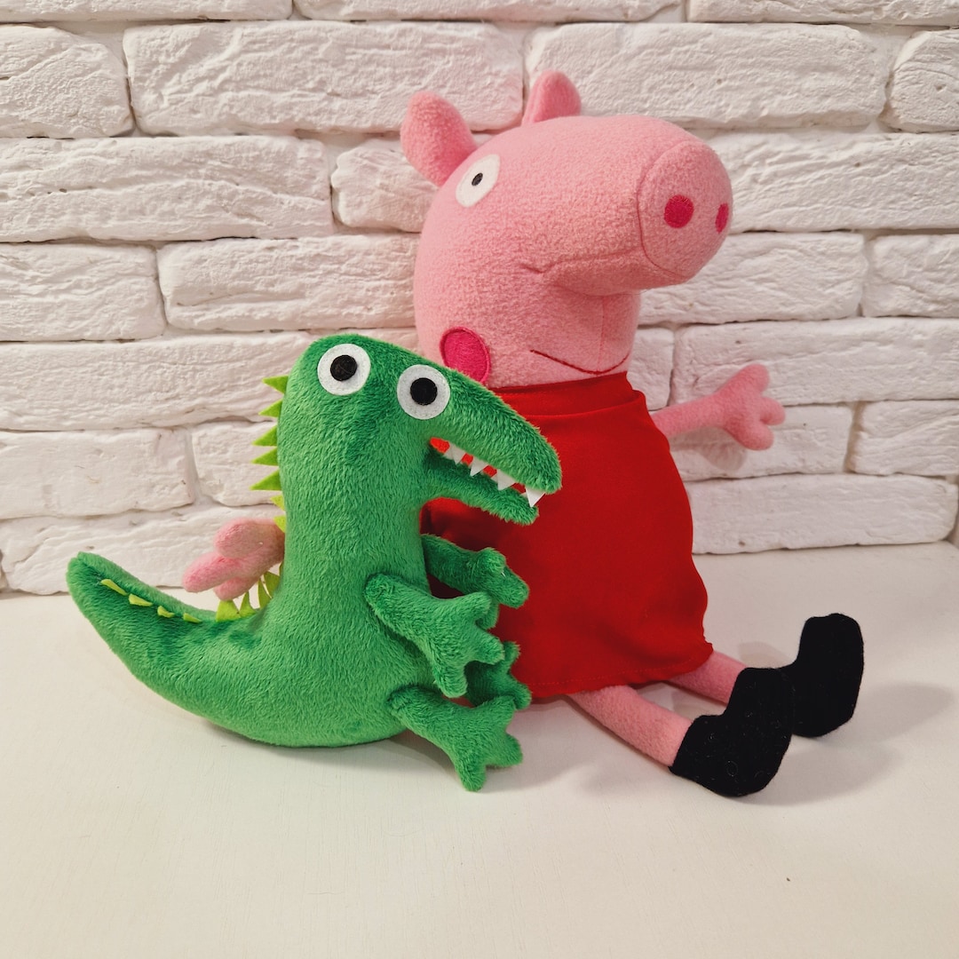 Plush Dinosaur, Handmade Plush Dinosaur, Artisan Toy, Plush George's ...