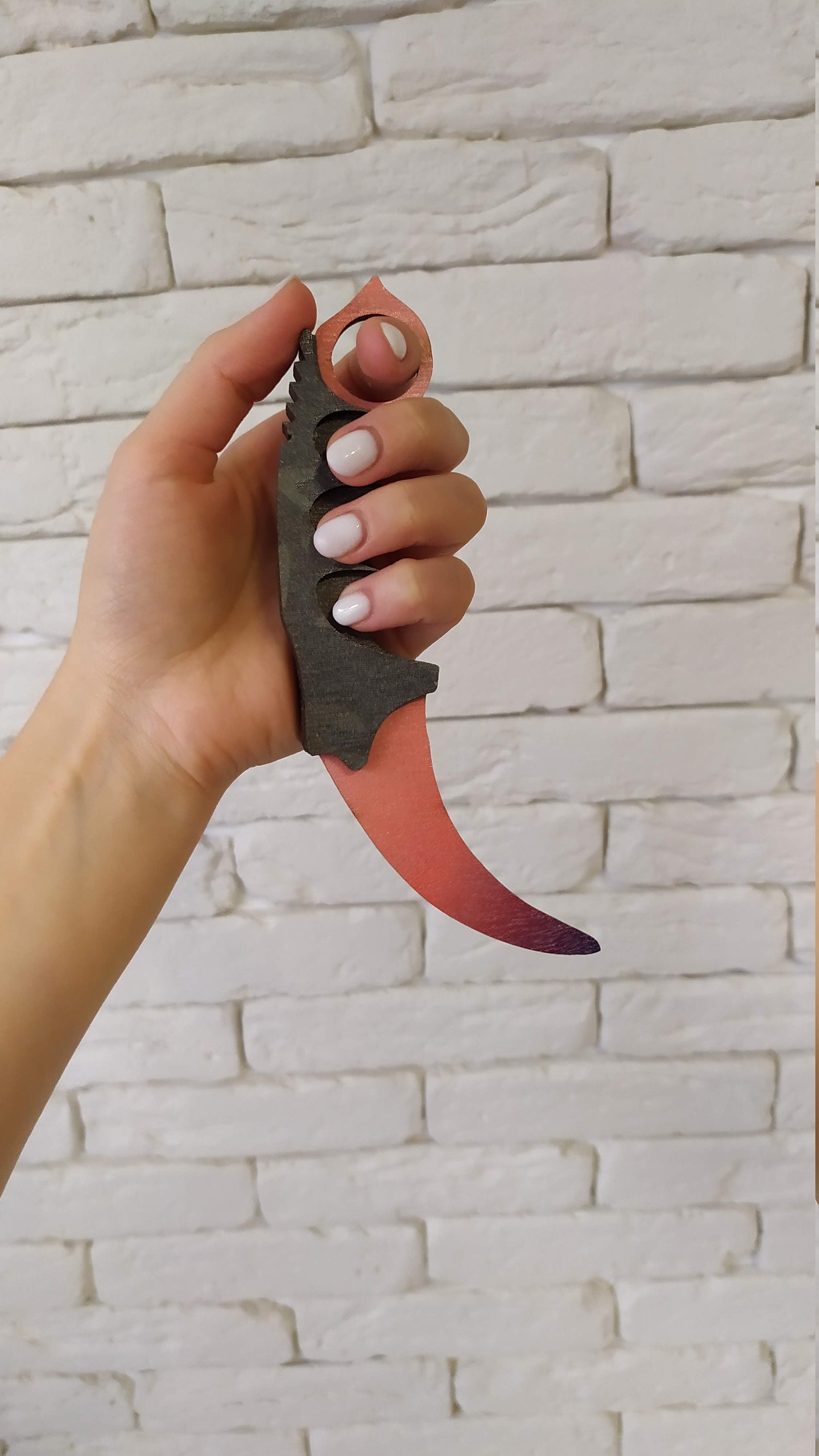 Carambite knife Karambite knife Wooden Knife Gift for | Etsy