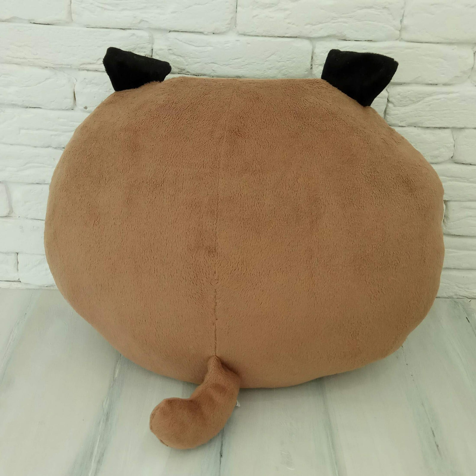 Pug Pillow Big Artisan Interior Pillow Toy Doggy Pug Soft - Etsy