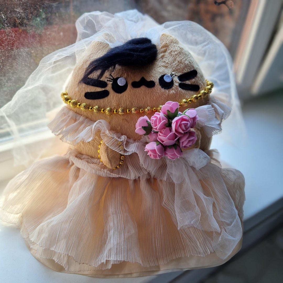 Bride Toy, Plush Bride, Pusheen Bride, Plush Bride Doll, Bride Doll ...
