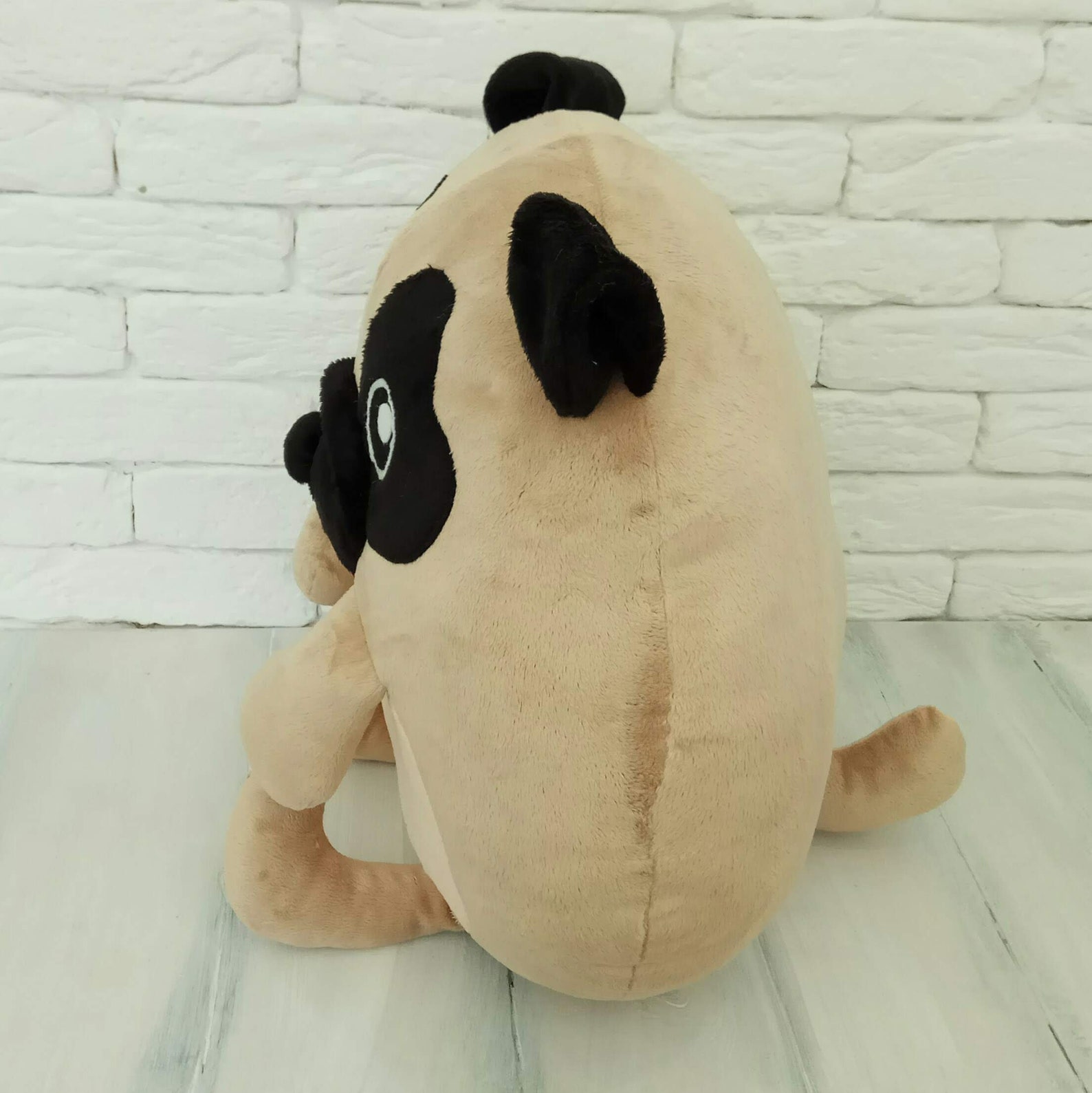 Pug Pillow Big Artisan Interior Pillow Toy Doggy Pug Soft - Etsy