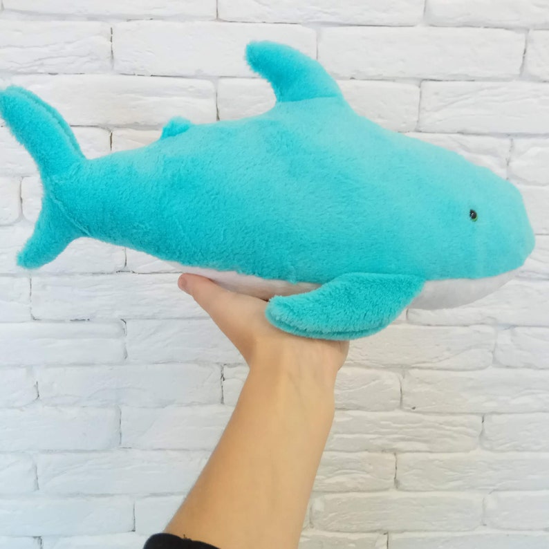 Shark Toy Soft Shark Toy Plush Toy Shark Blue Shark Toy - Etsy