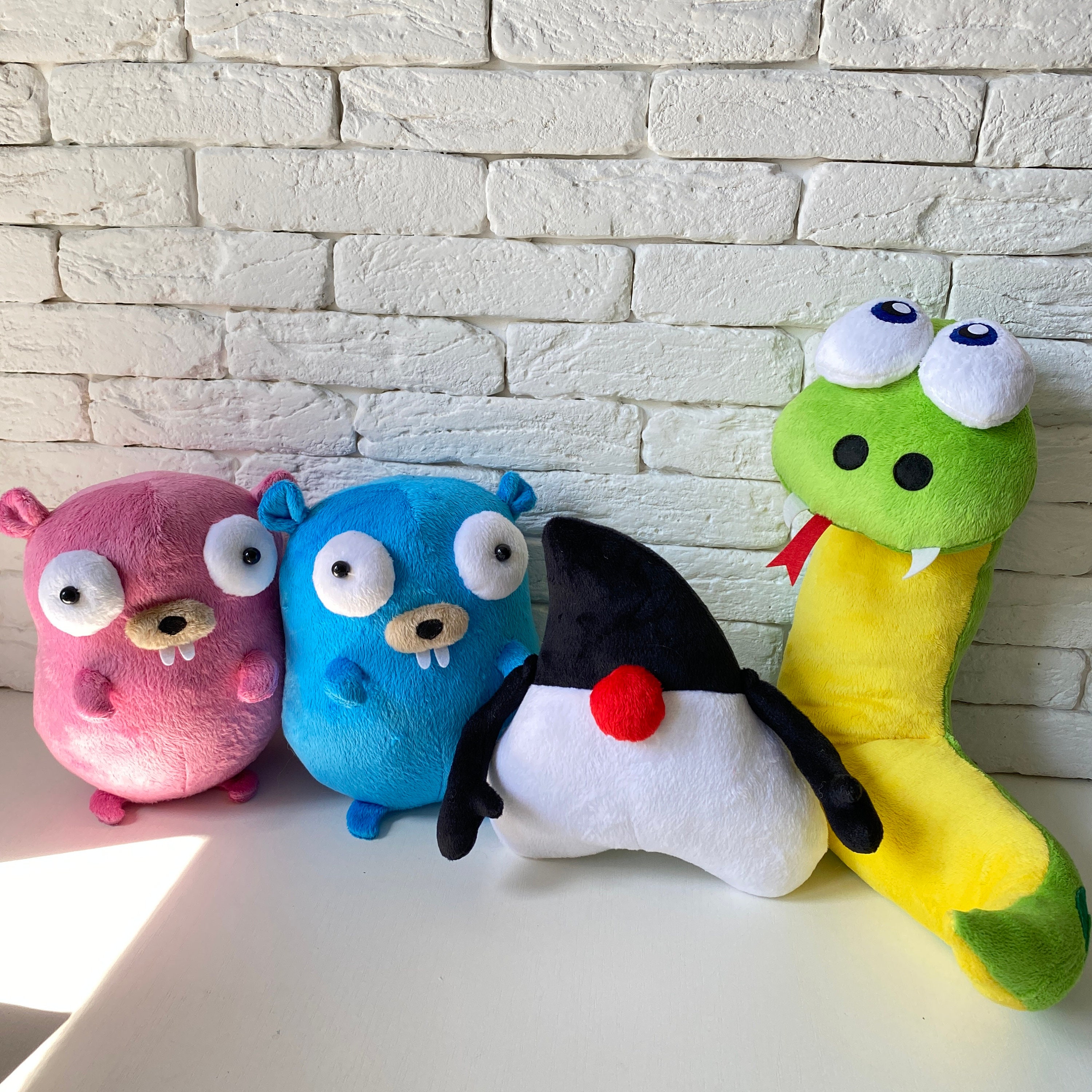 Java Plushie Plush Toy Java Java Monster Toy Stand With - Etsy