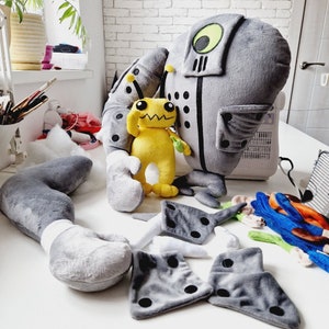 Alien Plush, Handmade Alien Hominid Plush, Handmade Alien Plush ...