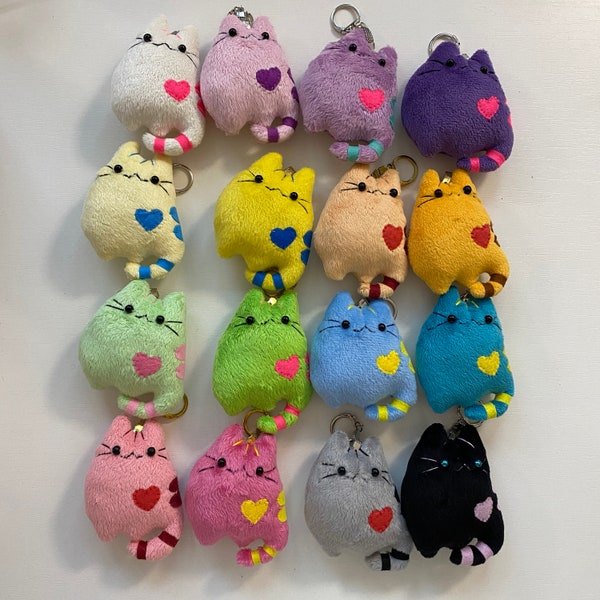 Plush Keychains Cat - Etsy