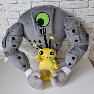 Handmade Alien Hominid Plush: Yellow Alien Character Toy - Etsy
