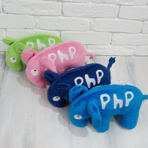 Php Elephant Toy, Plush Toy Elephant, Stuffed Toy Elephant, Gift for Programmer, Php Toy, Coder ...