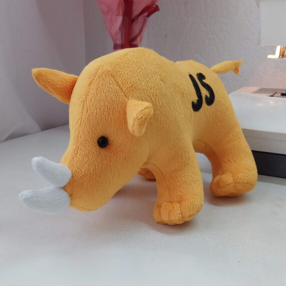 Rhino Plush Rhino JS JS Plush JS Plush Toy Javascript - Etsy