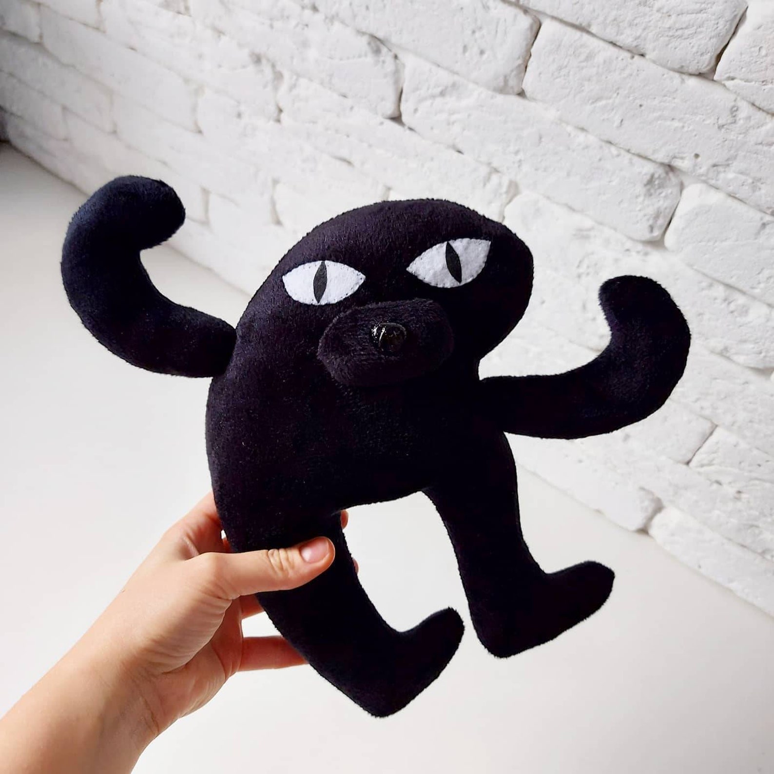 Cursed Cat Angry as Fuk Plush Cat Black Cat Angry as Fuk | Etsy
