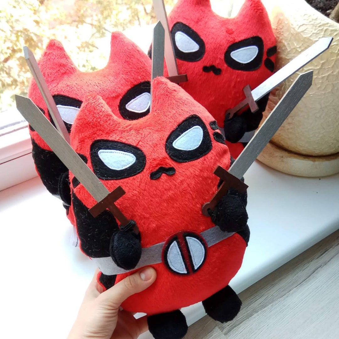 Dead Pool, Cat Dead Pool, Dead Pool Toy, Monster Toy, Internet Culture ...
