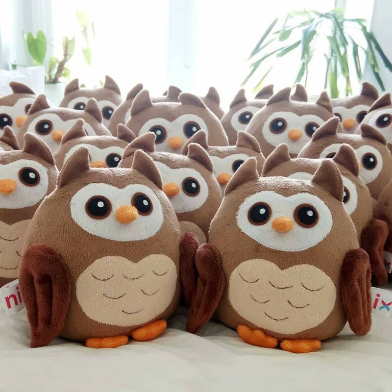 White Owl Plush Toys - Etsy