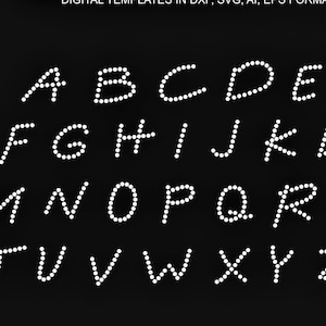 Simple One Line Brush Style Letters Digital Download, Svg, Eps, Png ...