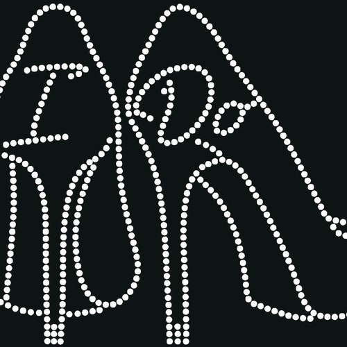 Legs With High Heels Rhinestone Template Digital Download - Etsy