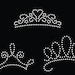 Tiara, Tiaras Rhinestone Template Digital Download, Svg, Eps, Png, Dxf ...