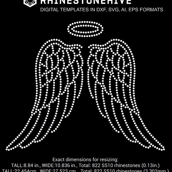 Rhinestone Angel - Etsy