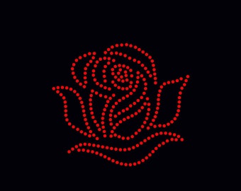 Rhinestone Rose | Etsy