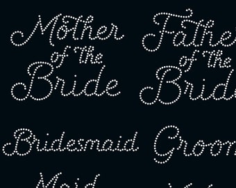 Mrs Cursive Script Letters Custom Select Colors Iron on - Etsy