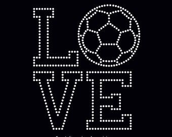 Football Rhinestones Svg - Etsy UK