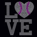 Love Baseball Heart Rhinestone Template Digital Download, Svg, Eps, Png ...