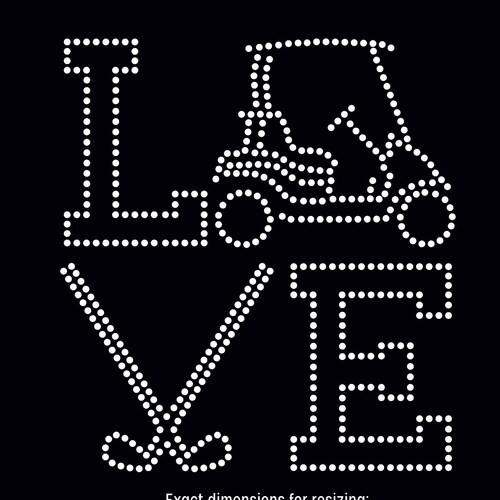 STRONG Tiled Rhinestone Template Digital Download Svg Eps | Etsy