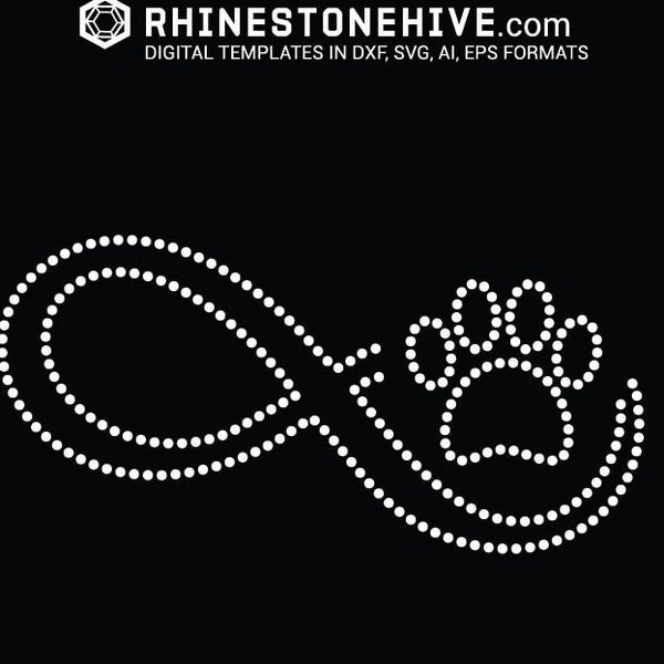 Infinity Paw Svg - Etsy