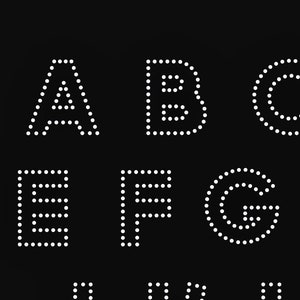 Bold Outline Letters Alphabet Digital Download, Svg, Eps, Ai, Png, Dxf ...