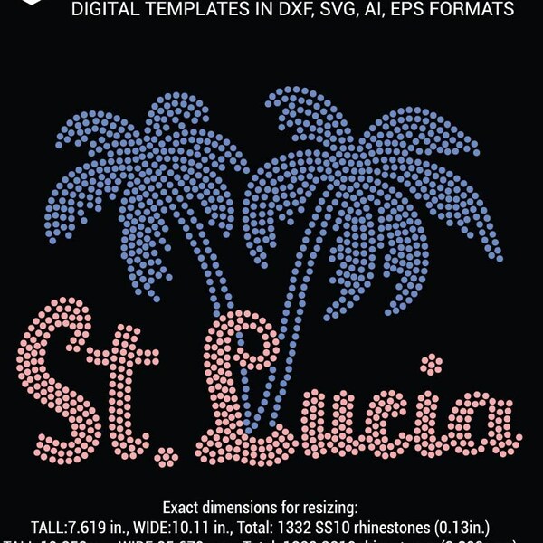 St. Lucia Svg - Etsy