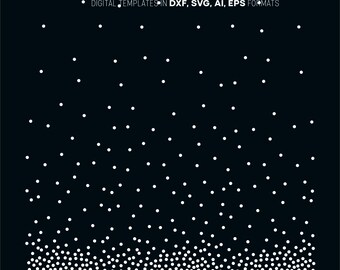 12in. Scattered Pattern 3 Rhinestone Template Rhinestone | Etsy