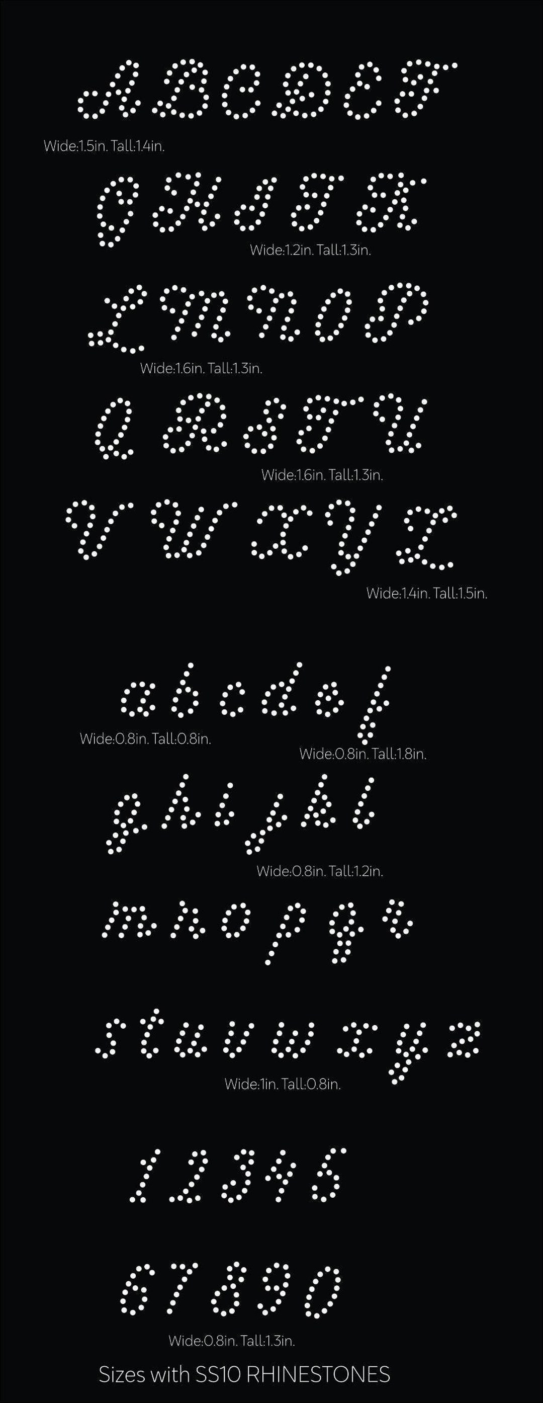 Curly Style Letters Alphabet and Digits Digital Download, Svg, Eps, Png ...