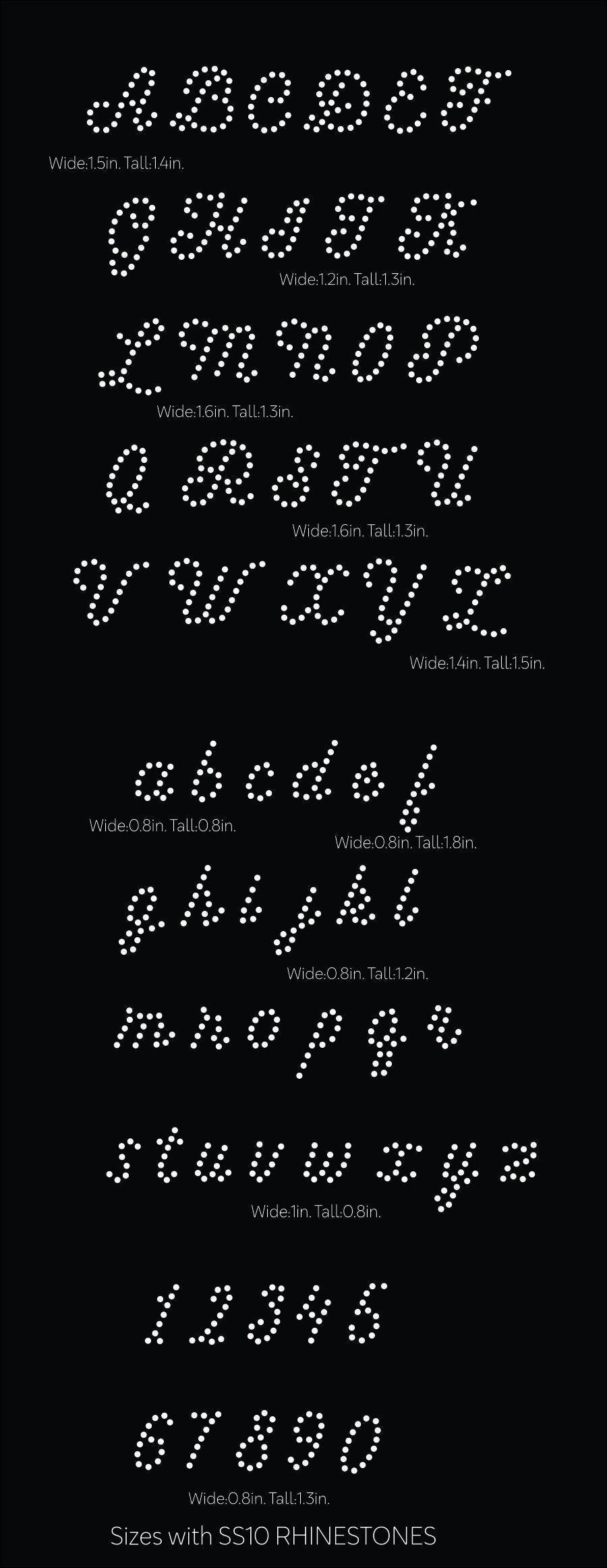 Curly Style Letters Alphabet and Digits Digital Download Svg - Etsy