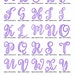Swirl Style Letters Alphabet and Digits Digital Download, Svg, Eps, Png ...