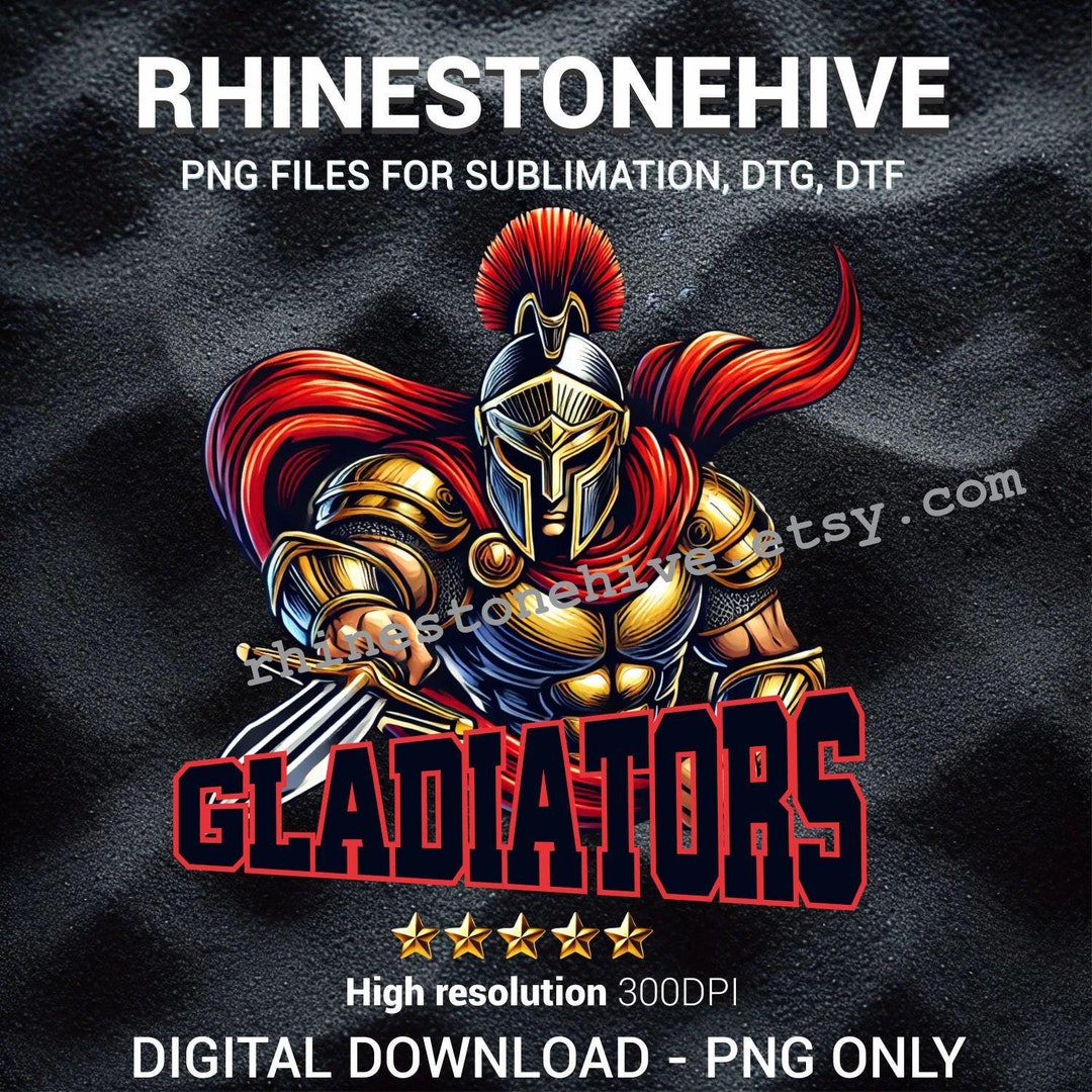 Fierce Gladiators Warrior Design, Gladiators , Sublimation Design ...