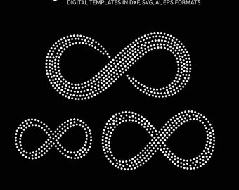 Rhinestone Infinity - Etsy