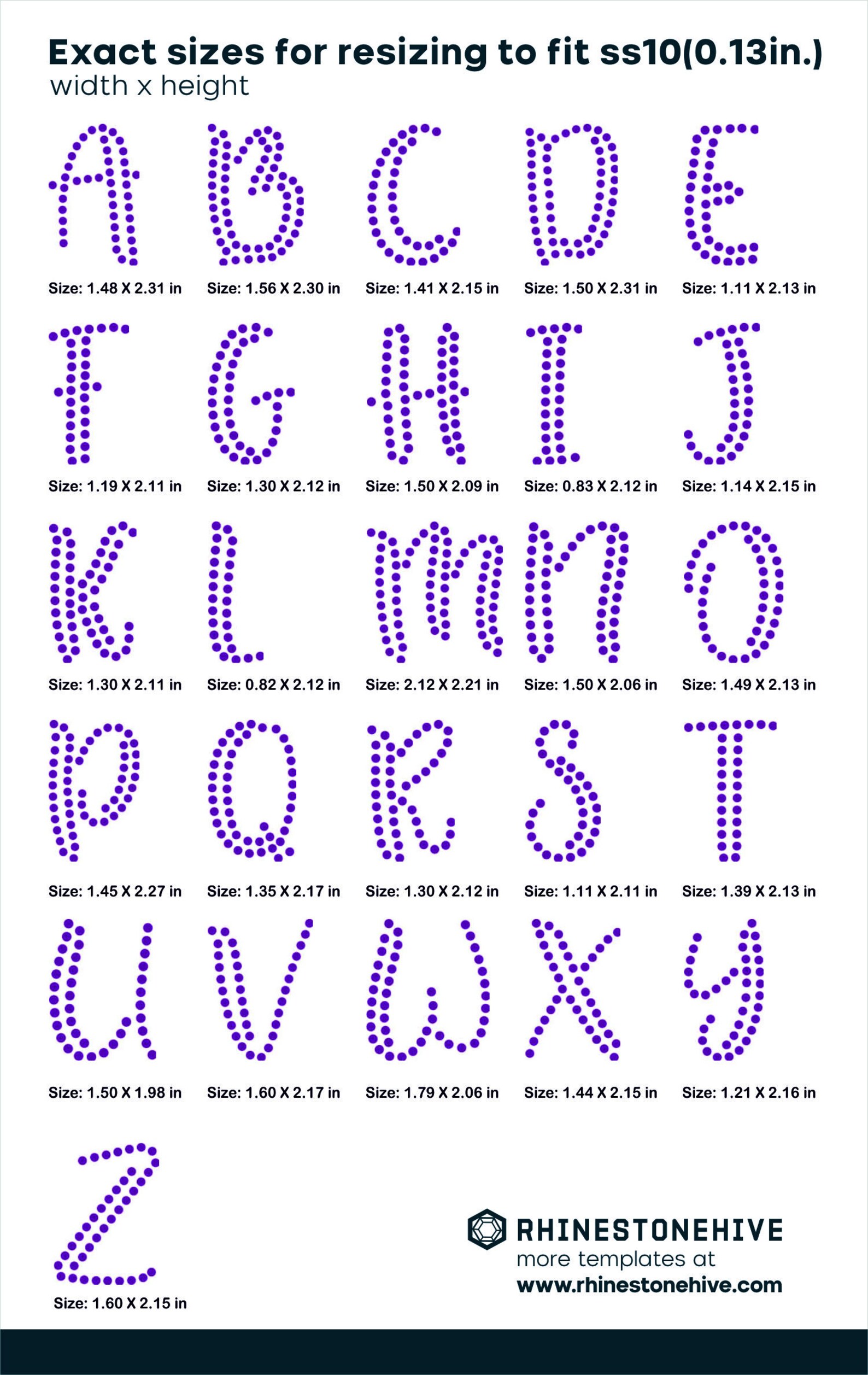 Medium Size Letters and Digits Alphabet and Digits Digital | Etsy